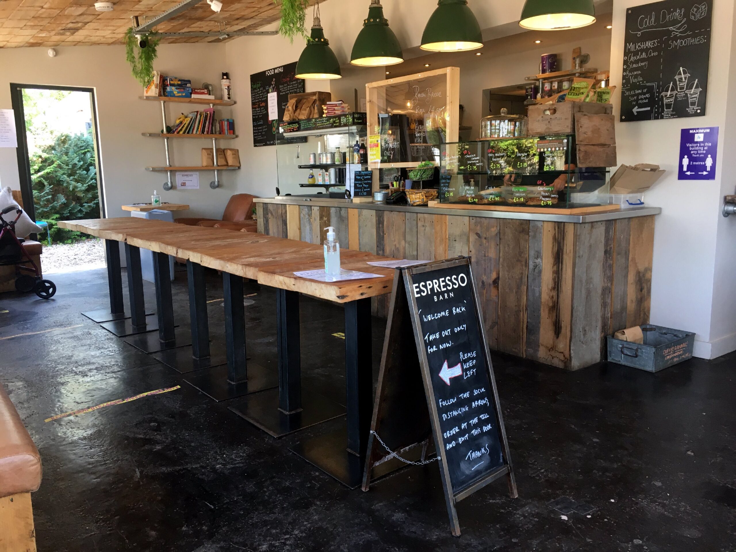 Espresso Barn, Long Marston - cafe reviewed and visited