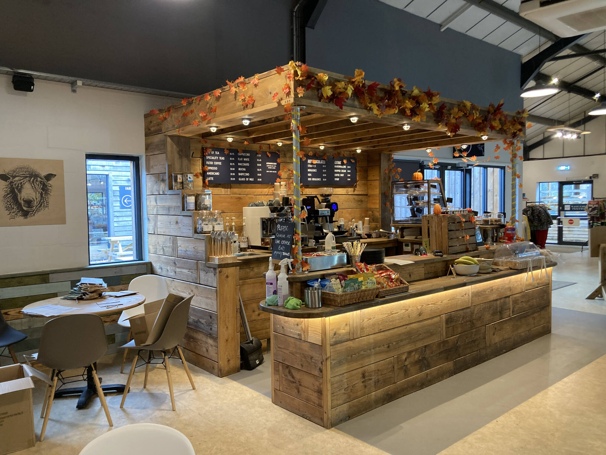 Cotswold Farm Park Cafe, Guiting Power - cafe reviewed and visited