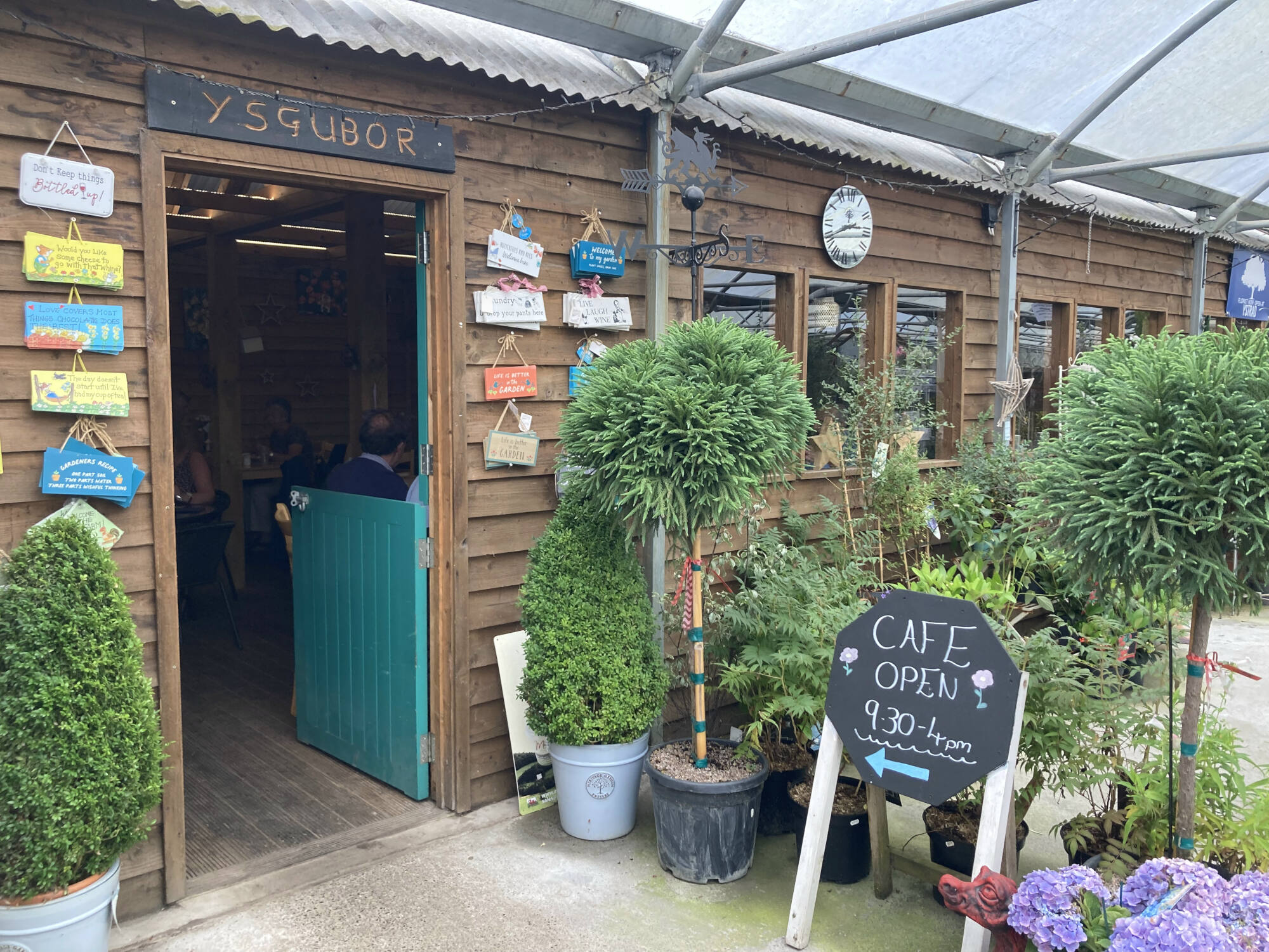 Ystrad Garden Nursery Cafe, Llandovery - cafe reviewed and visited